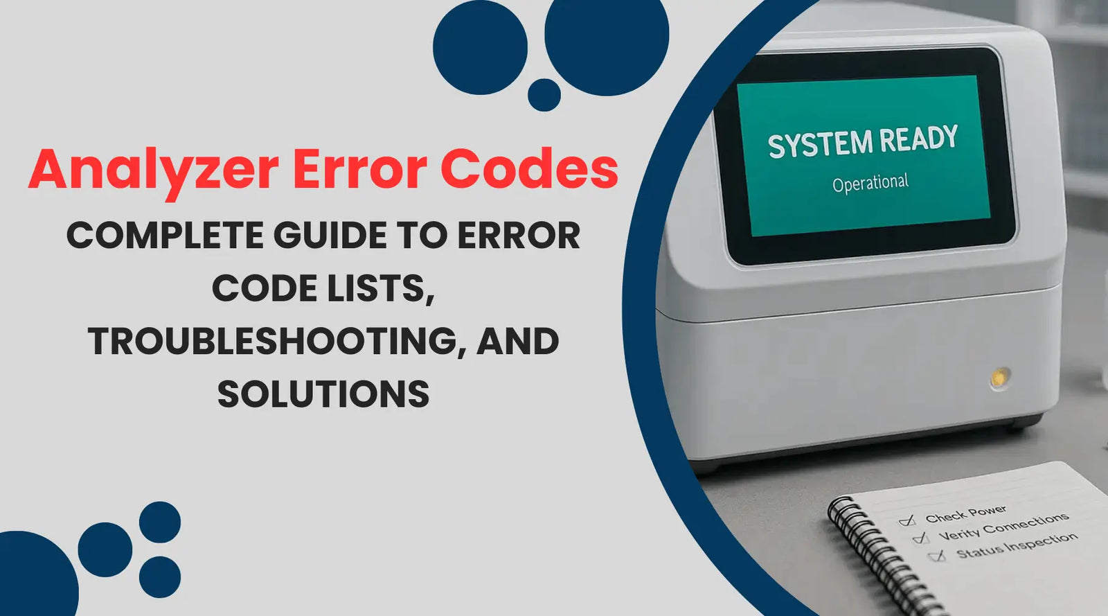 Analyzer Error Codes Explained: List, Meaning & Solutions – Lab Equipment Direct
